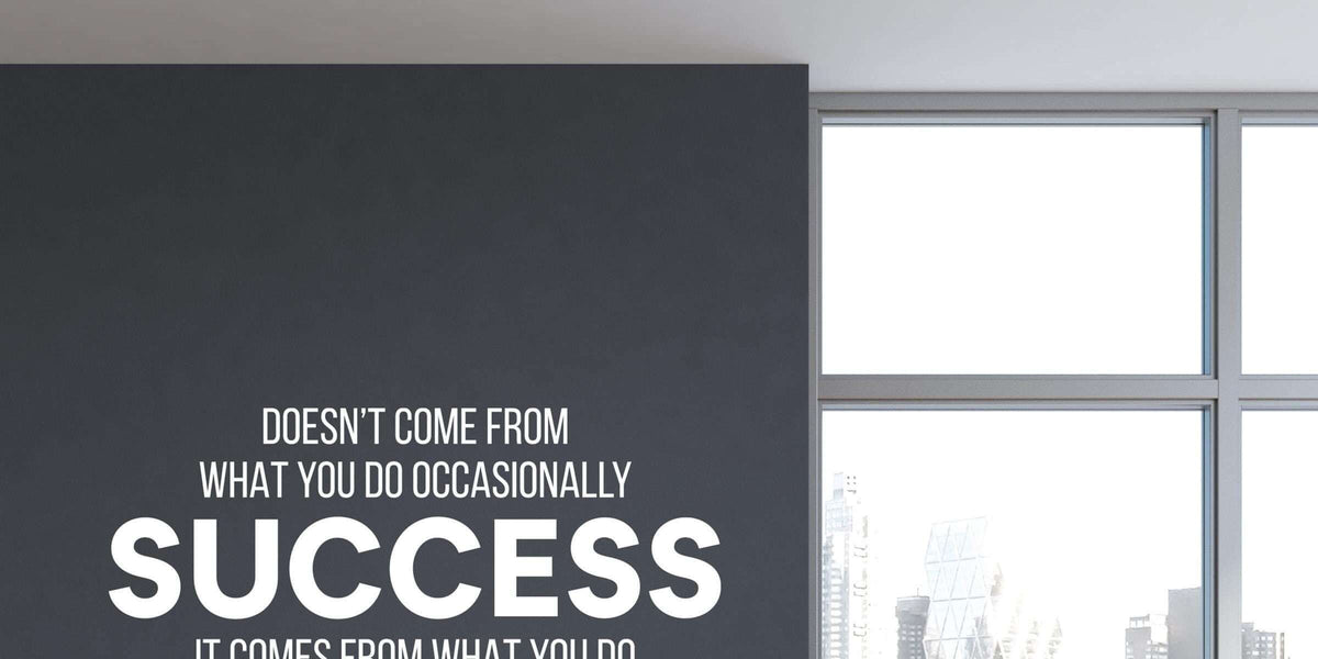 Success Decal | Consistent Motivation Decor – Stephen Edward Graphics